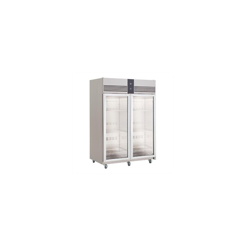 Foster EcoPro G2 2 Glass Door 1350Ltr Cabinet Fridge EP1440G 10/213 ...