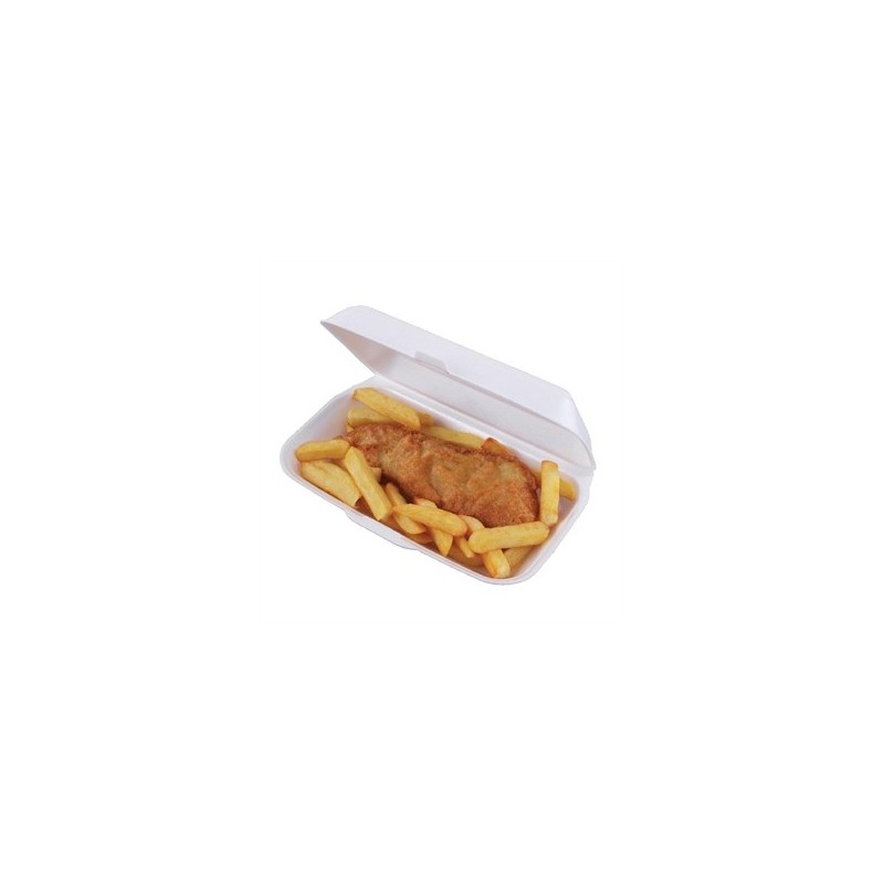 Foam Hinged Fish and Chip Trays - Nella Online