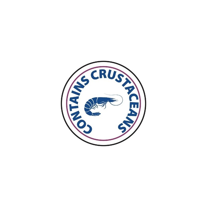 Vogue Food Allergen Label Crustaceans - Nella Online