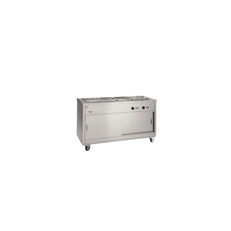Parry Bain Marie Topped Mobile Hot Cupboard HOT18BM - Nella Online