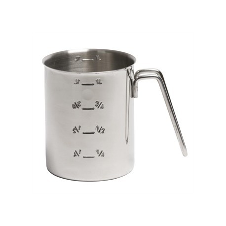 Graduated Stainless Steel Measuring Jug 1Ltr - Nella Online