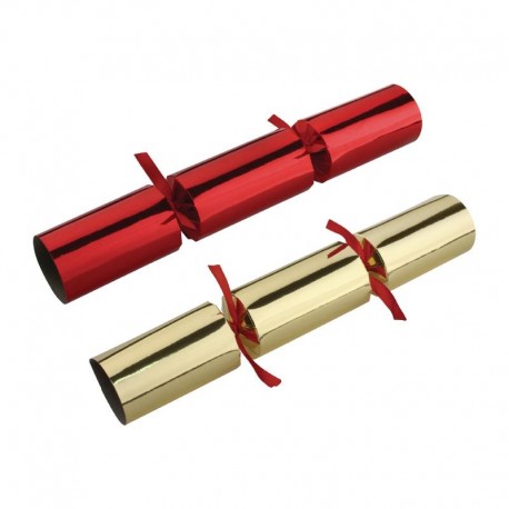 Fiesta Christmas Crackers Red and Gold - Nella Online